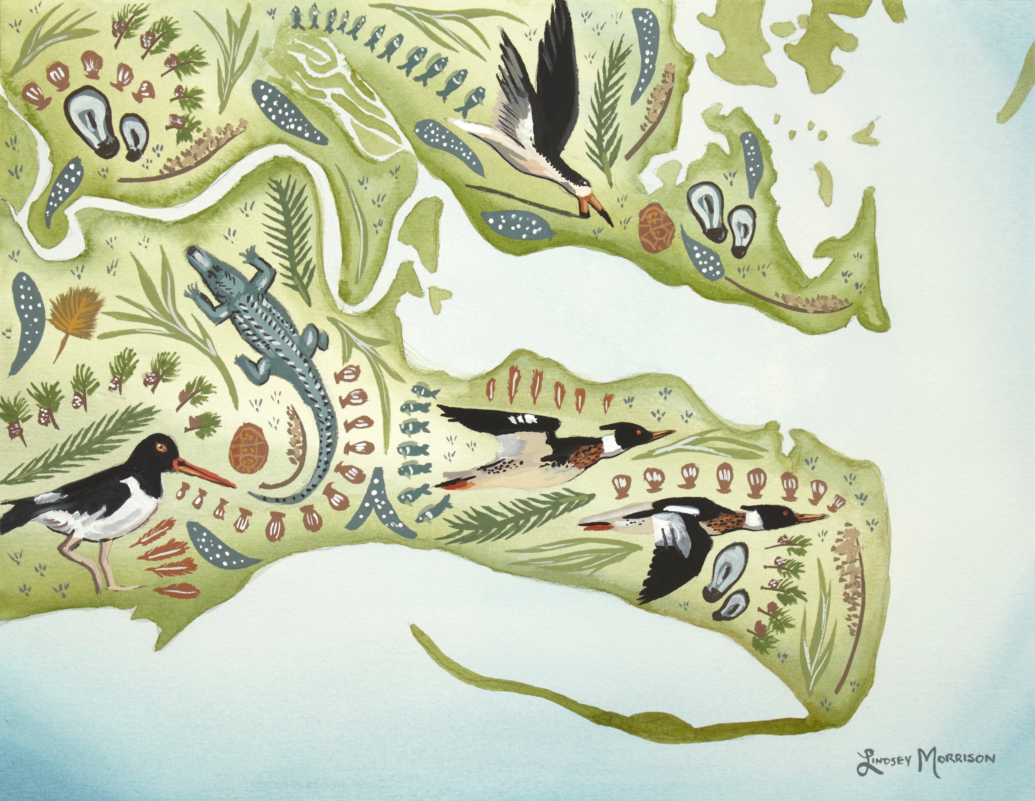 Coastal Map Motifs – Litore Studio